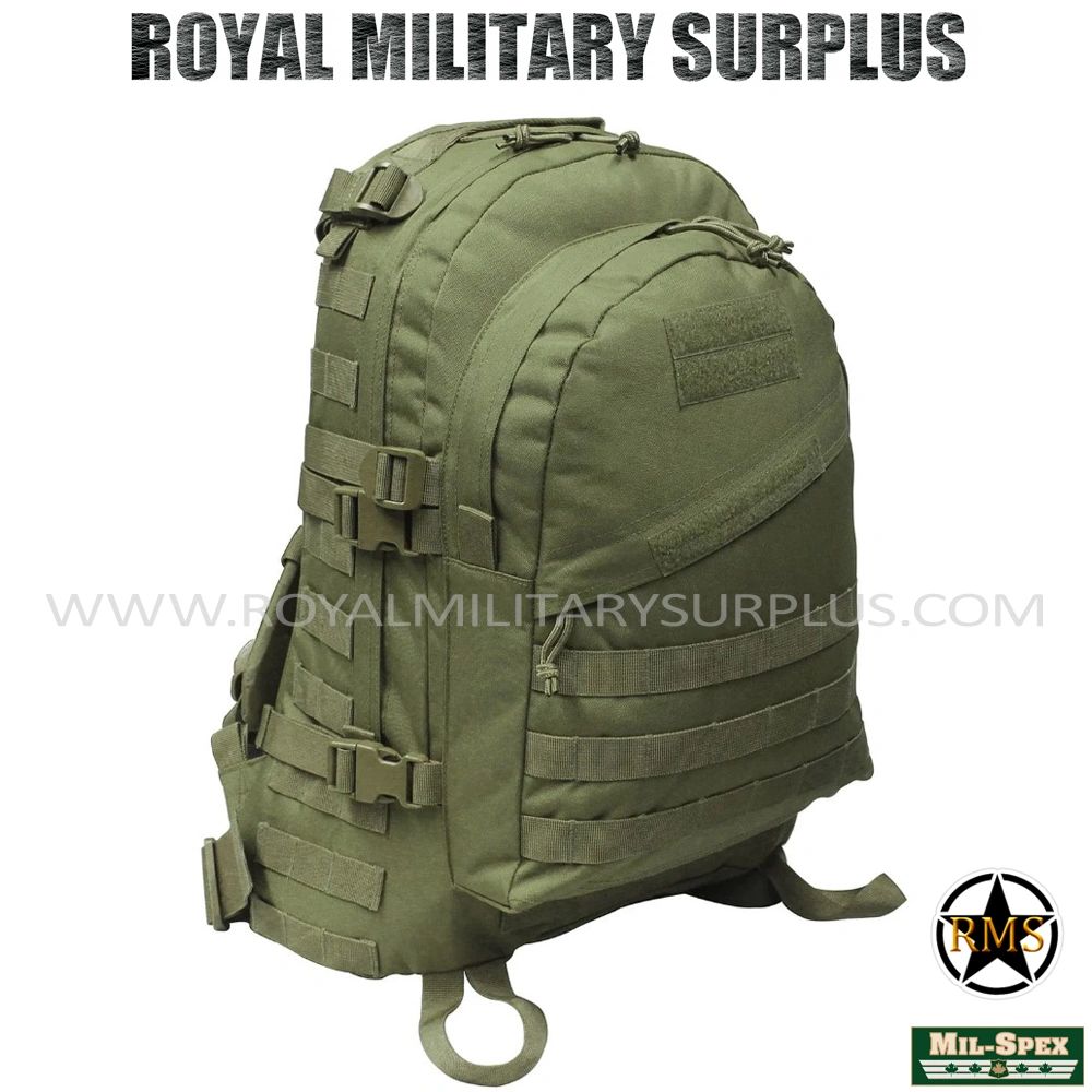 Backpack - Tactical Pack/Large Assault Pack (48 Liters) - OD GREEN (Olive Drab)